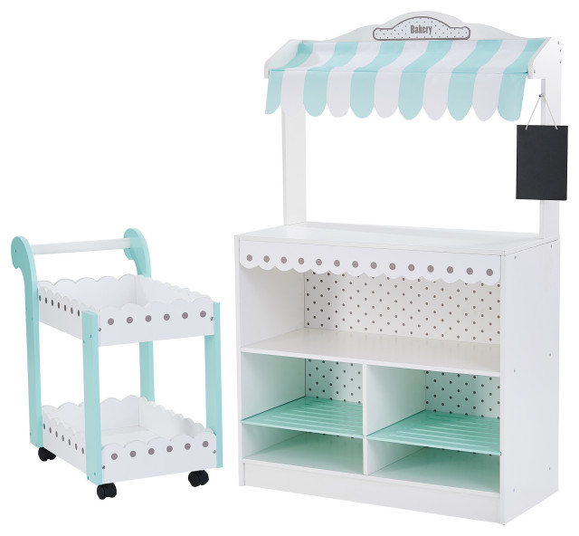 Wooden Bakery Dessert Shop Pretend Playset - Kids Toys And Games - by ...