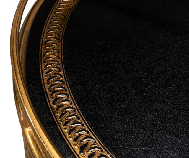 Server Round Side Table - Contemporary - Side Tables And End Tables ...