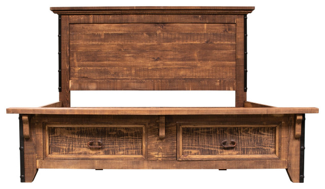 Bandit Bed, King - Rustic - Platform Beds - by FoxDen Decor | Houzz