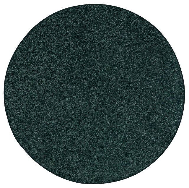 Saturn Collection Kids Favourite Area Rugs, Forest Green, 6' Round ...