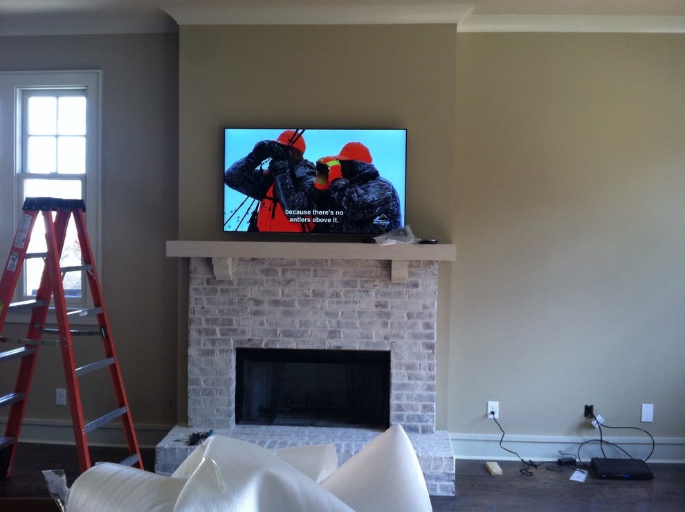 tv mounted too low?