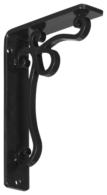 Orleans Wrought Iron Bracket, 1 1/2"Wx5 1/2"Dx8"H - Traditional ...