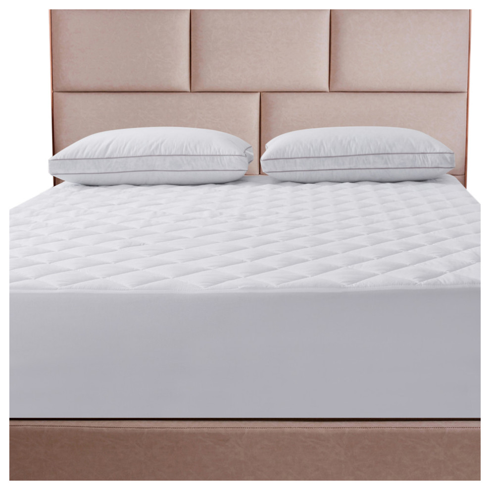 Waterproof Quilted Mattress Pad, Full - Modern - Mattresses - by ...