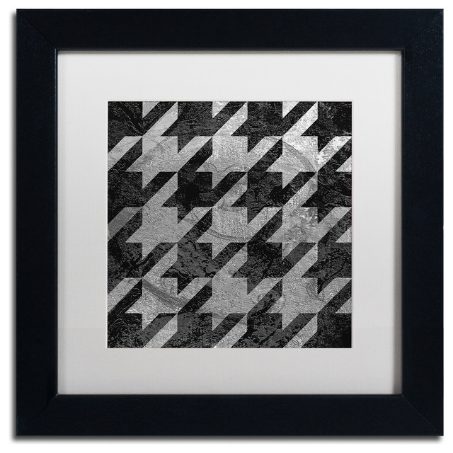 Color Bakery 'Houndstooth VI' Art, 11"x11" - Contemporary - Prints And ...