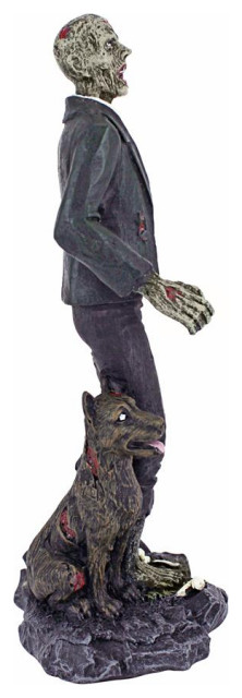 Design Toscano Zombie With Wolf Statue - Transitional - Holiday Accents ...