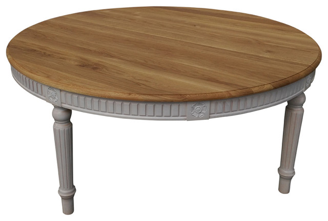 BALI Solid Wood Round Dining Table FL 180 - French Country - Dining ...