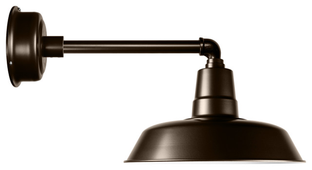 Cocoweb Oldage Wall Barn Lights, Mahogany Bronze, 18 - Farmhouse ...