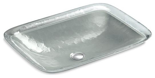 Kohler Inia Wading Pool Glass Drop-In Rectangular Sink, Opaque ...