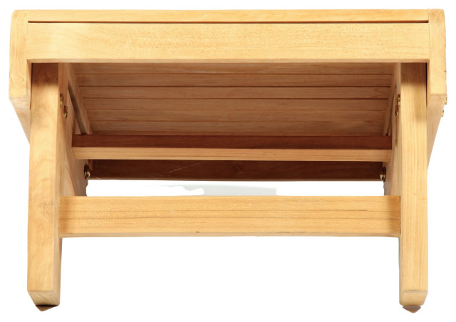 Teak Footstool / Leg Rest Adirondack - Transitional - Outdoor ...
