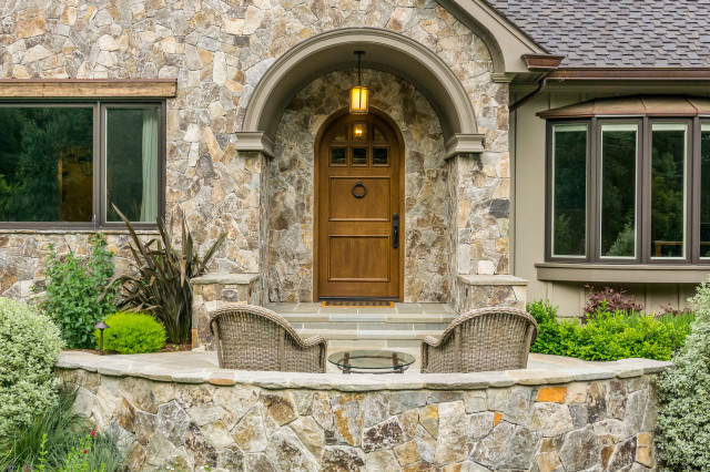 A Luxury, Refined Traditional Home: Exterior - Traditional - Entry ...