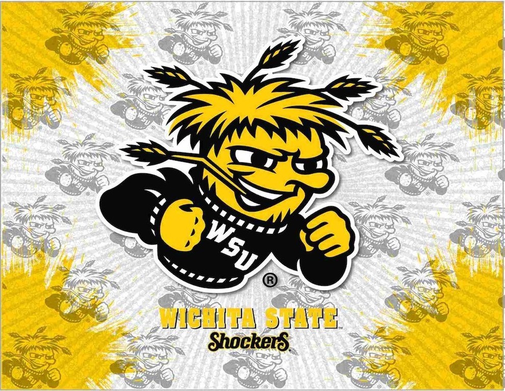 Wichita State Logo Canvas, 20"x15" - Contemporary - Prints And Posters ...