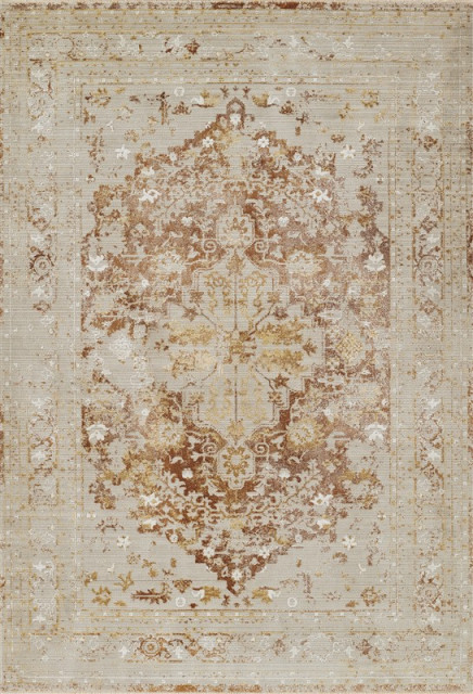 Momeni Cambridge CMB-1 Traditional Copper Area Rug, 8'10"x12'7 ...