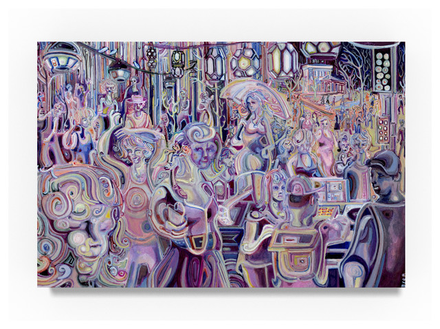 "The Forest Dancers" by Josh Byer, Canvas Art, 16"x24" - Contemporary ...