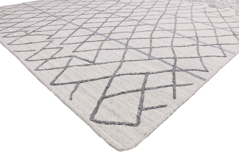 8 x 10 Transitional Contemporary Gray Rug 30414 - Scandinavian - Area ...