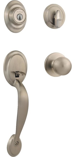 Kwikset® 687DAXP-15-SMT-CP Security Dakota Entry Handleset, Satin ...