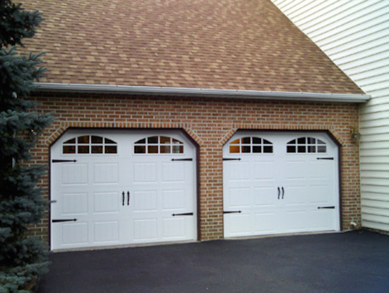 Transitional Homes Garage Doors