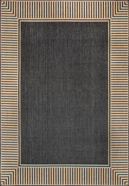 nuLOOM Asha Border Indoor/Outdoor Striped Area Rug, 2'x8 ...