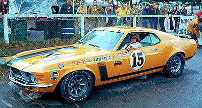 1970 Ford 302 Boss Mustang, Parnelli Jones, Trans-Am Race, Photo Poster ...