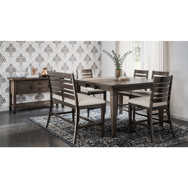 Lincoln Square Contemporary 54 Counter Height Dining Table ...