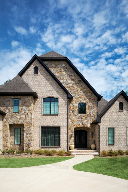 Nottingham Tudor Brick Home - Alabama - Traditional - Exterior - Other ...