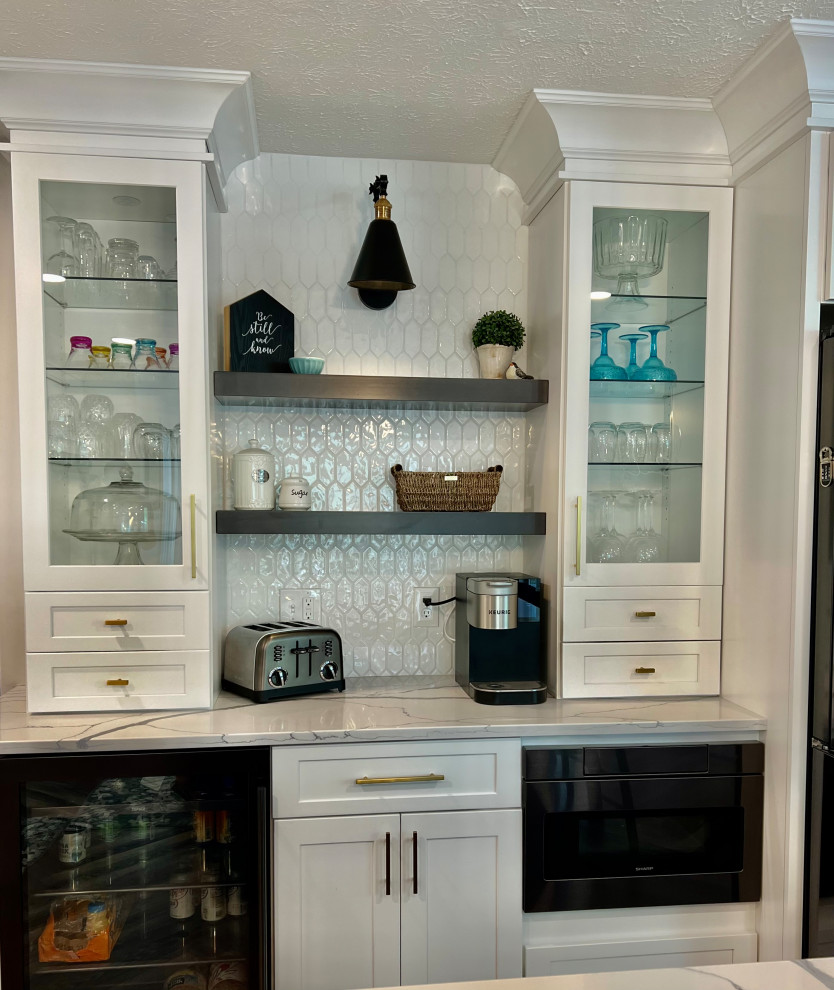 Kitchen Coffee Station Remodel - Farmhouse - Kitchen - Cleveland - by ...