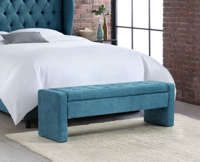 Luis Storage Bench - Contemporary - Accent And Storage Benches - by ...