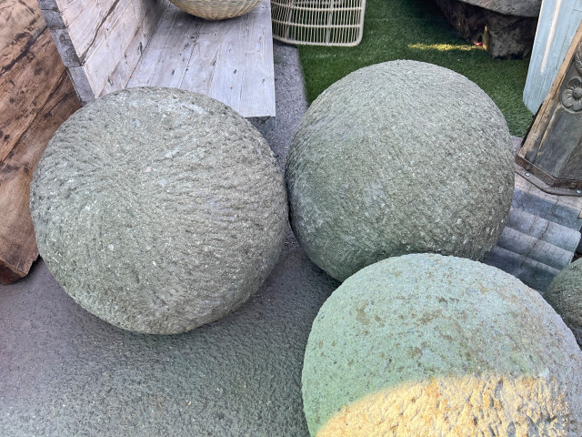 Stone Garden Sphere 24" - Contemporary - Garden Statues And Yard Art ...