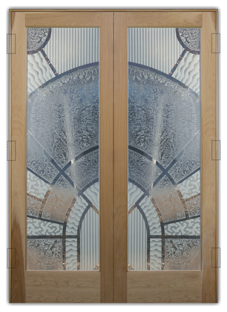 Interior Prehung Door or Interior Slab Door - Matrix Arcs - Primed - 28 ...