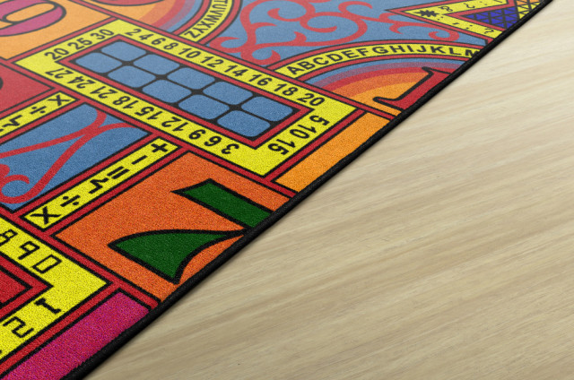 Flagship Carpets FE149-50A 8'4"x12' Games That Teach Educational Rug ...
