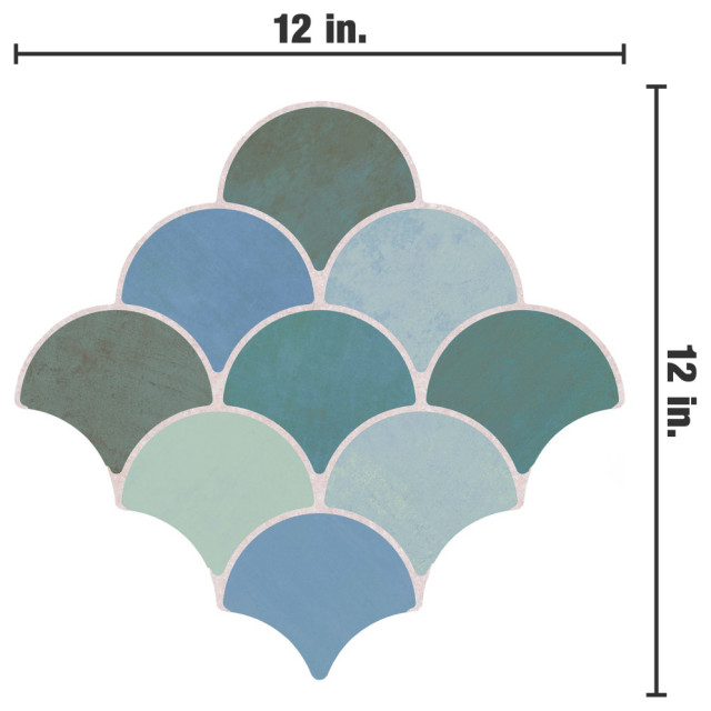 Scala Garden Porcelain Floor and Wall Tile Sample - Contemporary - Tile ...