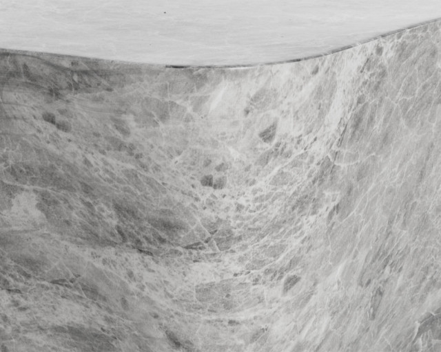 Dali End Table Small Marble Look Grey - Contemporary - Side Tables And ...