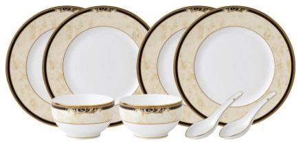 Wedgwood Cornucopia 4-Piece Dinnerware Set, Pair - Contemporary ...