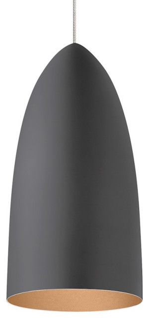 Tech Lighting Mini Signal 1 Light Pendant, Nickel/Copper 700FJSIGMYPS ...