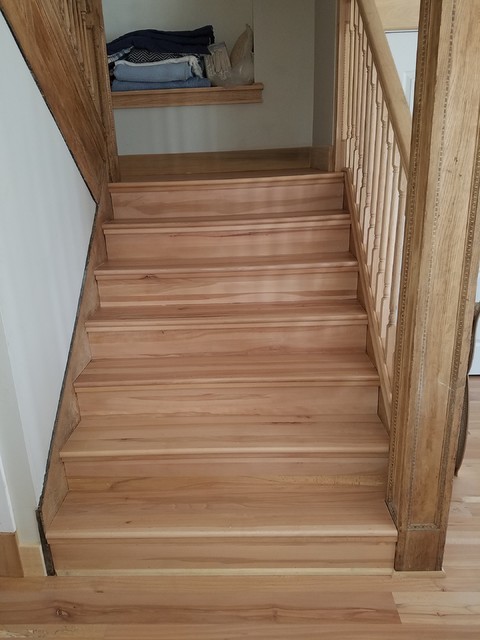 Rift & Quarter Sawn Beech - Staircase - Other - by Allegheny Mountain ...