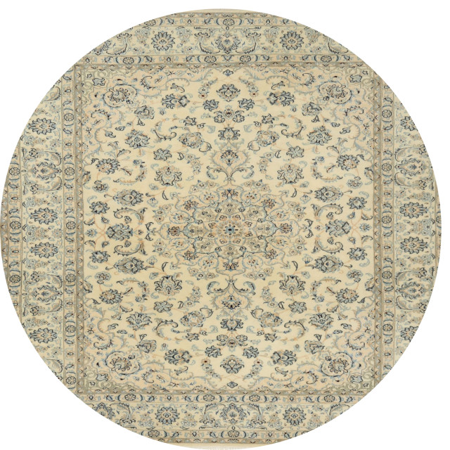 Ahgly Company Indoor Rectangle Traditional Area Rugs, 4' Round ...