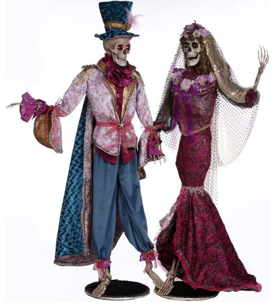 Mark Roberts Fall 2023 Dashing Skeleton 64-68'', Assortment of 2 ...