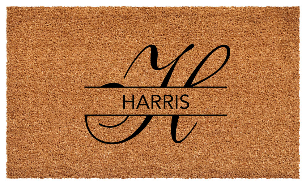 Calloway Mills Harris Personalized Doormat, 24"x36" - Contemporary ...