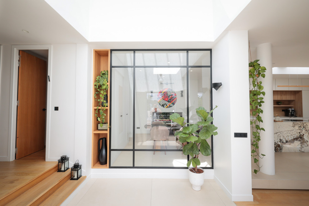 Vincennes - Rénovation complète d'une maison de luxe - Moderne - Entrée ...