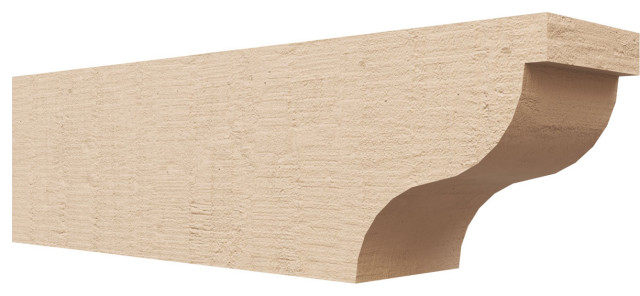 Garner Woodgrain TimberThane Rafter Tail, Primed Tan, 6"Wx8"Hx28"L ...