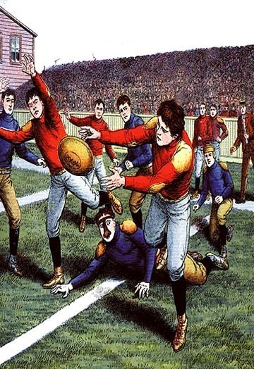 Lateral Pass, 12" x 18" - Traditional - Prints And Posters - by ...