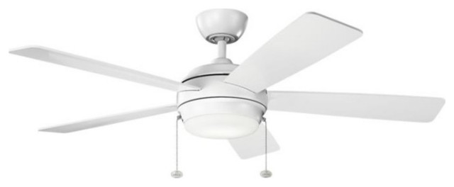 Kichler Lighting 330174NI Starkk - Ceiling Fan with Light Kit - 13.75 ...