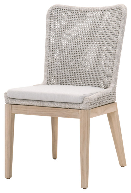 Mesh Outdoor Dining Chair, Set of 2 - Beach Style - Outdoor Dining ...