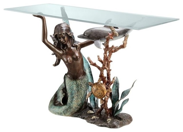 Mermaid Console Table - Beach Style - Console Tables - by Uber Bazaar ...