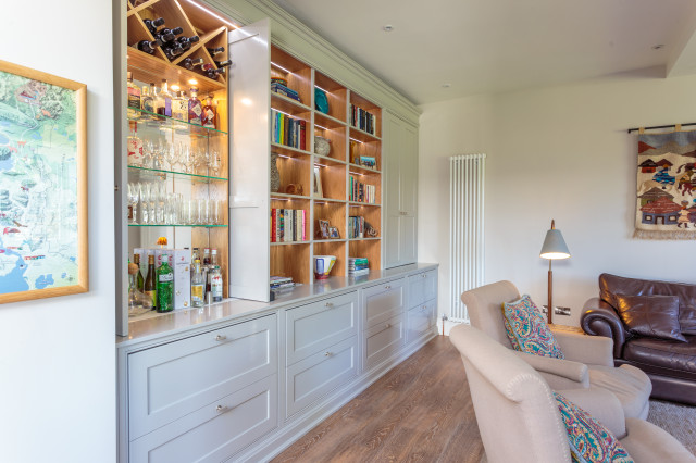 Bespoke lounge cabinet - Traditional - Living Room - Edinburgh - by ...