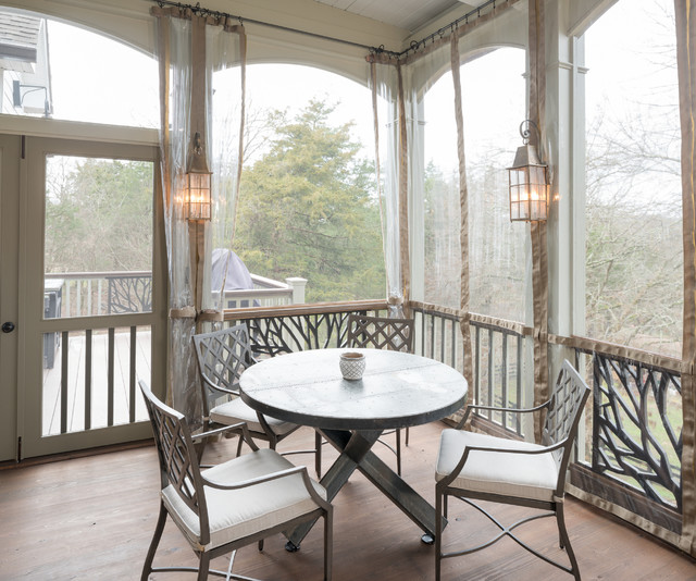 White and Tall Screened Porch - Nashville - by The Porch Company | Houzz