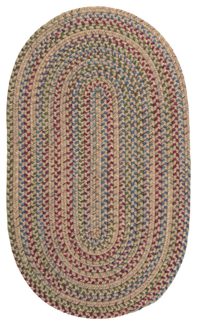 Colonial Mills Worley Oval Braided Rug, 7X9 - Contemporary - Area Rugs ...