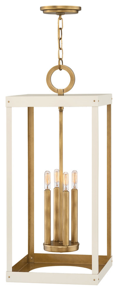 Hinkley Porter Large Open Frame Pendant - Transitional - Chandeliers ...