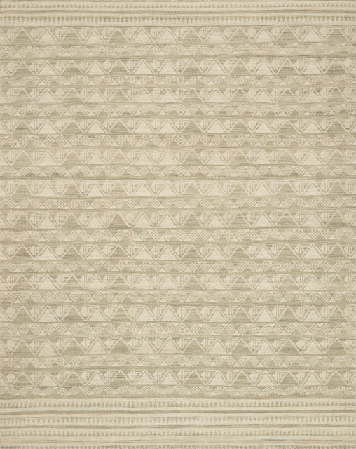 Ellen DeGeneres Crafted by Loloi Charcoal/Natural Tribu Rug 1'6"x1'6 ...