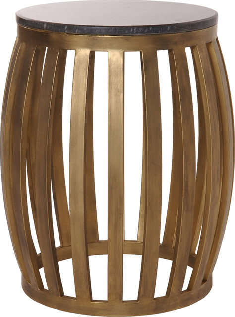 Meridian Metal Stool - Contemporary - Accent And Garden Stools - by ...