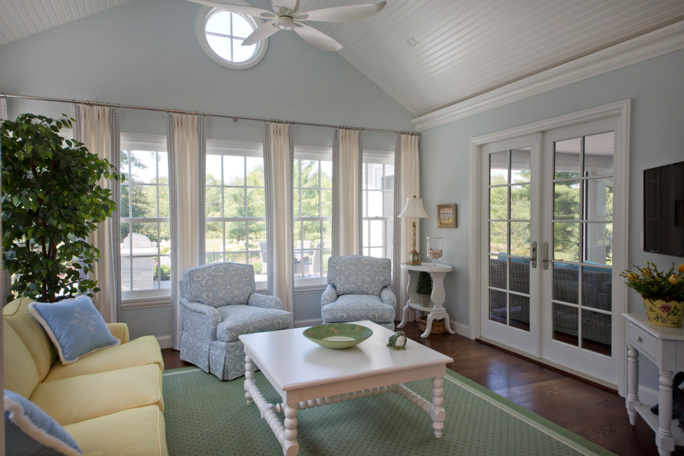 Vaulted Sunroom - Traditional - Sunroom - by Pantuso Architecture | Houzz